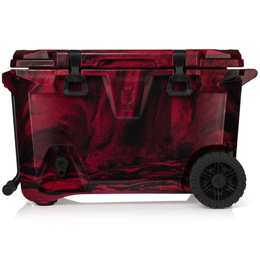 BruMate BruTank Rolling Cooler (55-Quart) - Red & Black Swirl ...